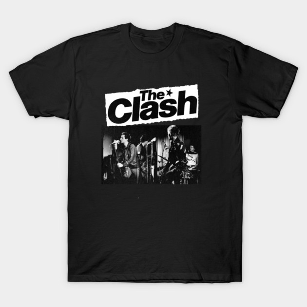 The Clash Live In Concert Vintage Punk - The Clash - T-Shirt | TeePublic