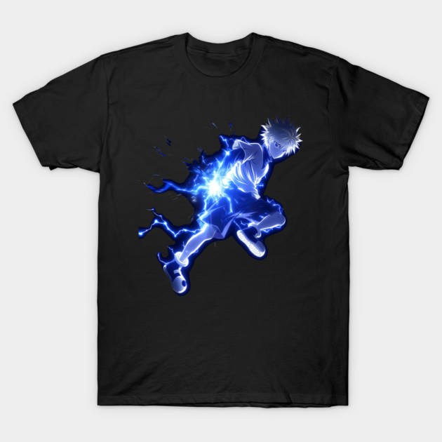 Killua Zoldyck Electric Assassin Pose - Killua Zoldyck - T-Shirt ...