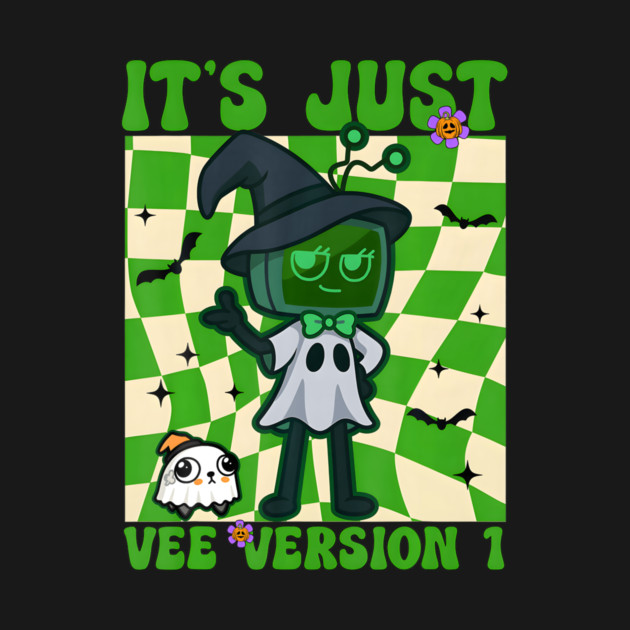 Dandys Halloween World I'm Just Vee Pebble - Dandys - T-Shirt | TeePublic