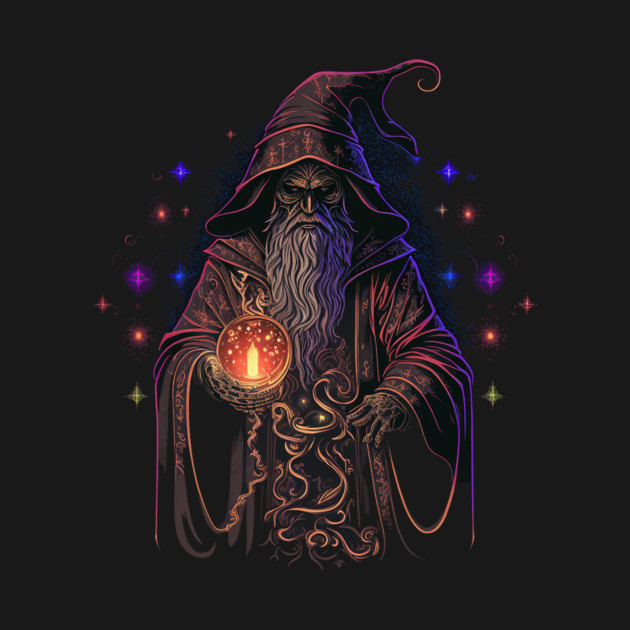 wizard - Dungeons And Dragons - T-Shirt | TeePublic