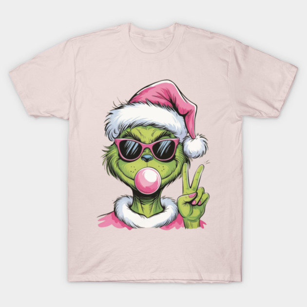 Bubble Gum Pink Grinch - The Grinch - T-Shirt | TeePublic