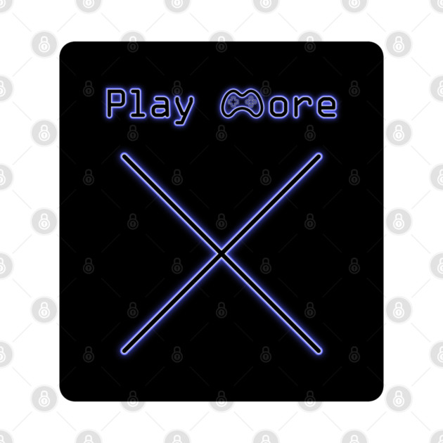 Play More Games V8-1 - Play More Games - T-Shirt | TeePublic