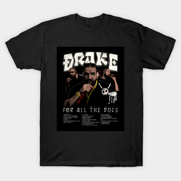 Drake For All The Dogs - Drake Album Cover - T-Shirt | TeePublic