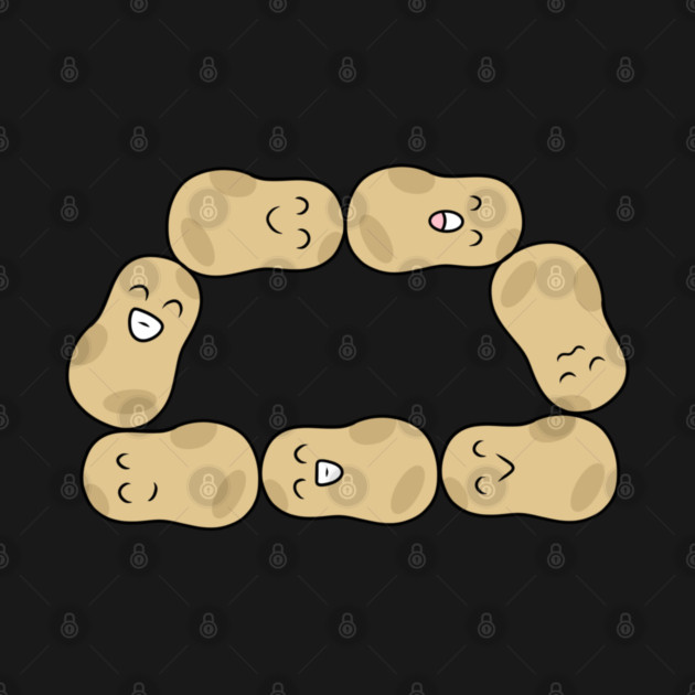 Potatoes Trapezoid - Potato - T-Shirt | TeePublic