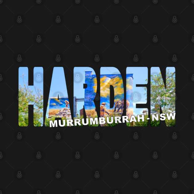 HARDEN MURRUMBURRAH NSW - Australia Country Silo Art - Harden - T-Shirt ...