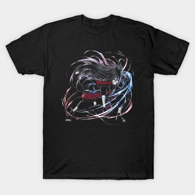 Madara Uchiha God-like Battle Pose Naruto - Madara Uchiha - T-Shirt ...
