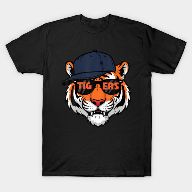 Tiger Cap Youth n - Custom Printed Top - T-Shirt | TeePublic