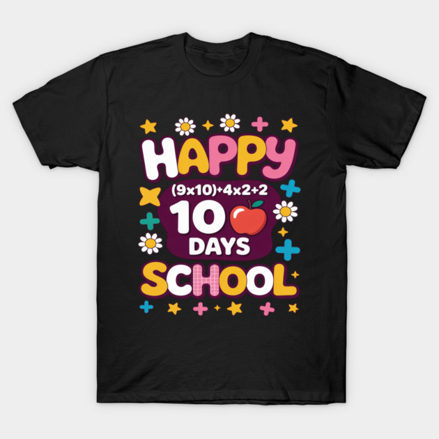 Happy 100 Days Math Equation 100th Day of School Teacher Kid - Happy ...