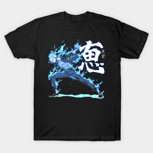 Sanji Ifrit Jambe Blue Flame Pose - Sanji - T-Shirt | TeePublic