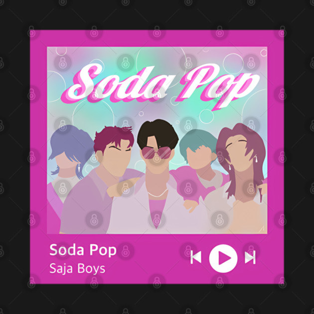 Soda Pop Saja Spotify Cover Image - Custom Pop Group - T-Shirt | TeePublic