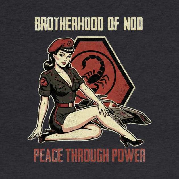 Command and Conquer NOD Pin Up Girl - Command And Conquer - T-Shirt ...