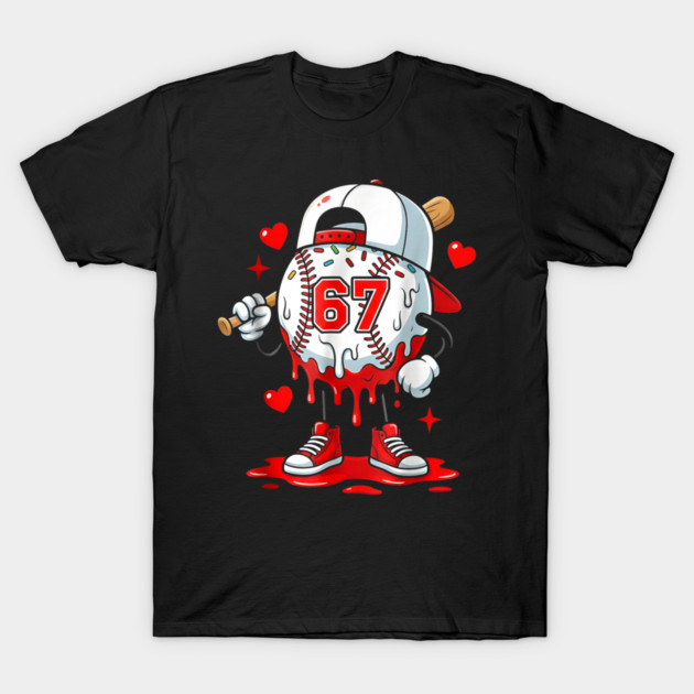 Baseball Drip Ice Cream Valentine 67 Meme Boy Men - Baseball Drip 67 ...