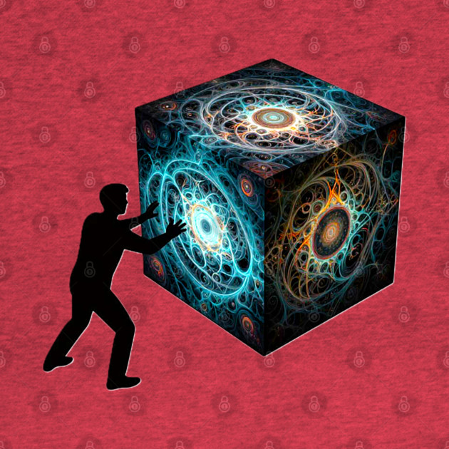 Man in the Box - Man Versus Box - T-Shirt | TeePublic