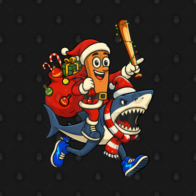 Tung Tung Sahur Riding Tralala Italian Brainrot - Funny Xmas Riding - T ...