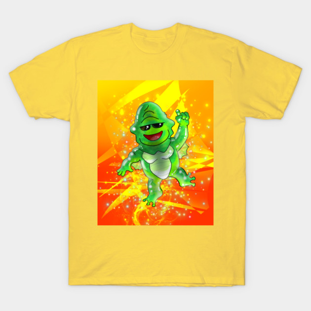 Carl the Creature on Yellow - Carl The Creature - T-Shirt | TeePublic