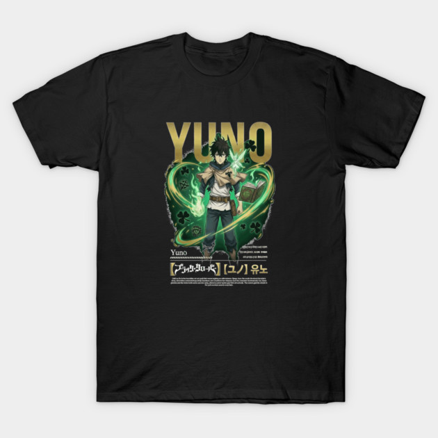 Yuno Magic Green Aura Fan Art - Yuno - T-Shirt | TeePublic