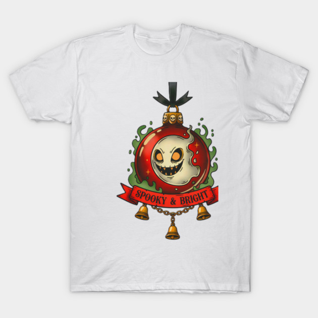 Spooky Bright Ghost Christmas - Spooky Bright Ghost Christmas - T-Shirt ...