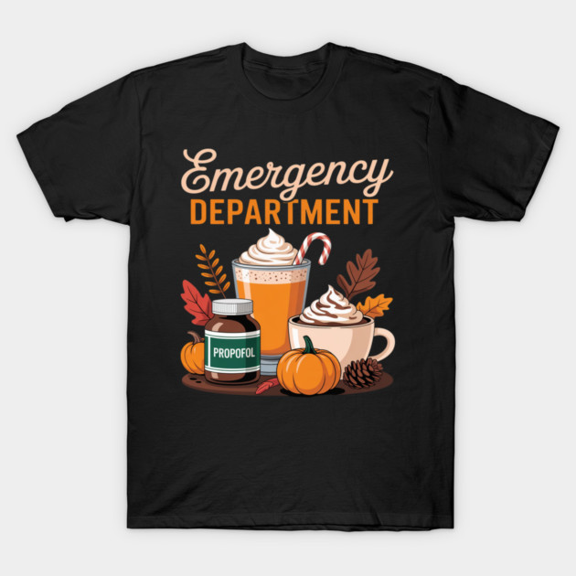 Fall ER Nurse Emergency Room Nurse School Pumpkin Spice - Fall Er Nurse ...