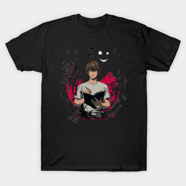 Light Yagami Death Note Anime Art - Death Note - T-Shirt | TeePublic