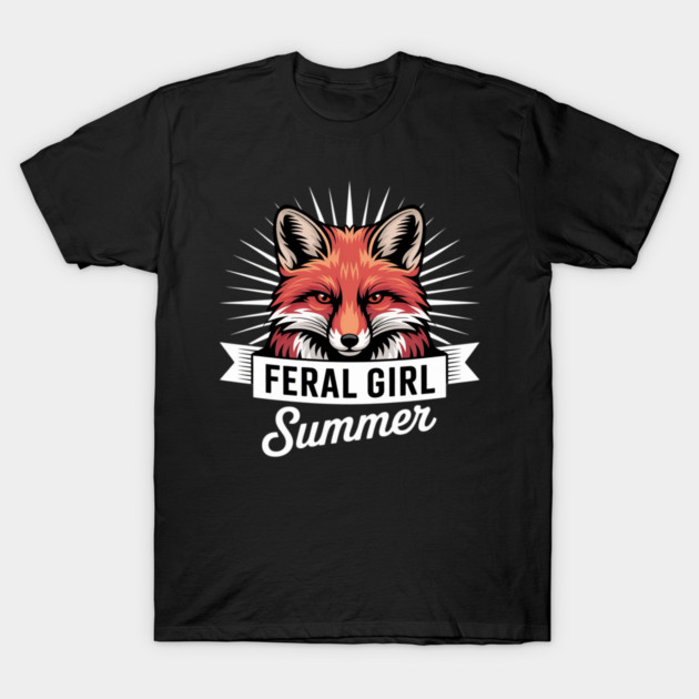 Feral Girl Summer Fox Meme Funny Feral Fox Summer - Feral Girl Summer ...