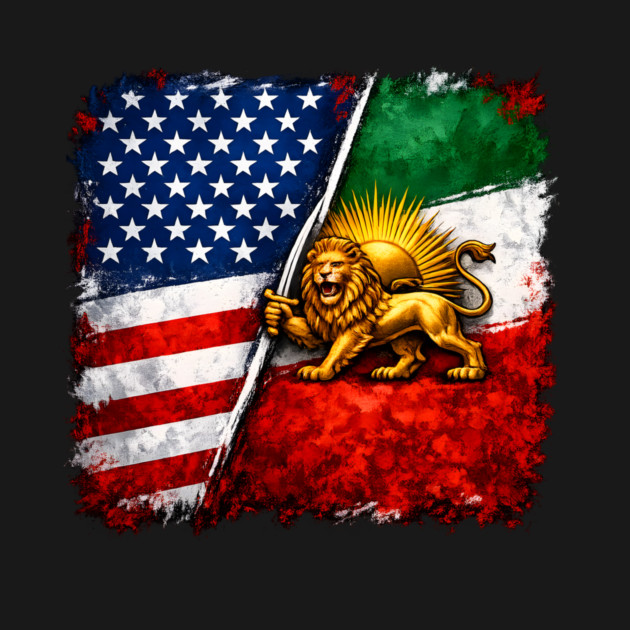 United Flags Lion Emblem Design - Flag Fusion - T-Shirt | TeePublic