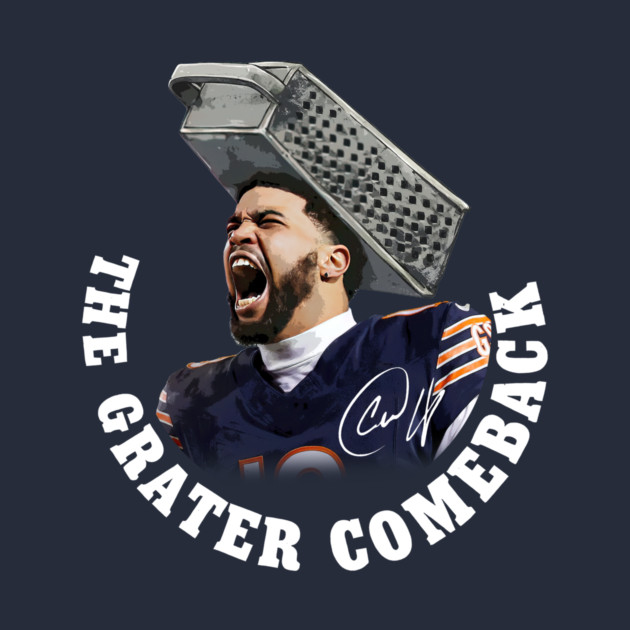 Caleb Williams Chicago Bears Cheese The Grater Comeback signature ...