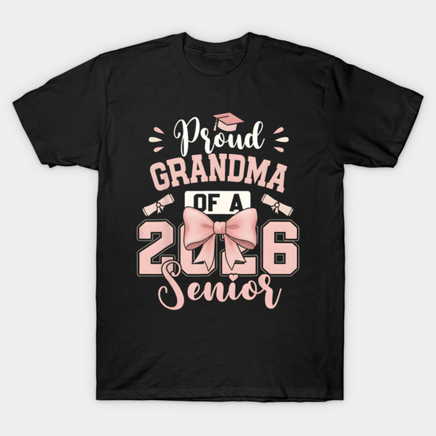 Senior 2026 Class Of 26 Coquette Pink Bow Graduation Grandma - Senior ...