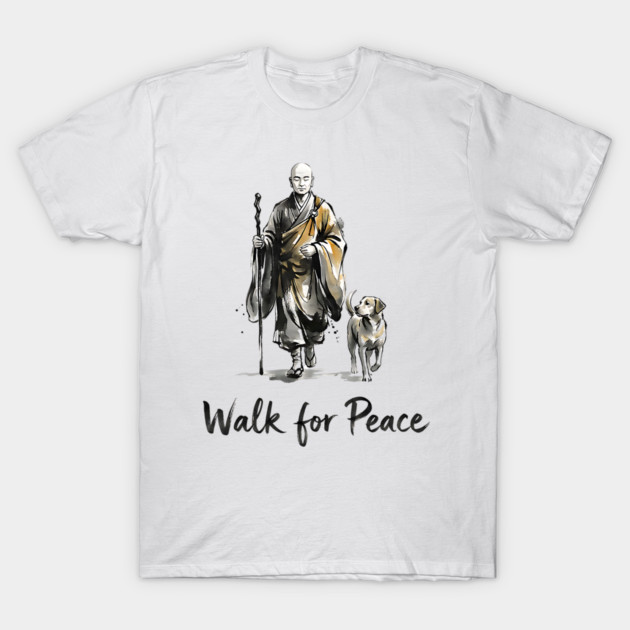 Walk for Peace Monks with Aloka Dog Peace - Walk For Peace Monks With ...