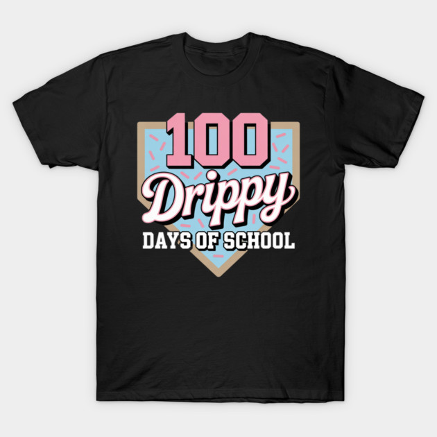 100 Drippy Days of School Baseball Ice Cream 100th Day Boys - 100 ...