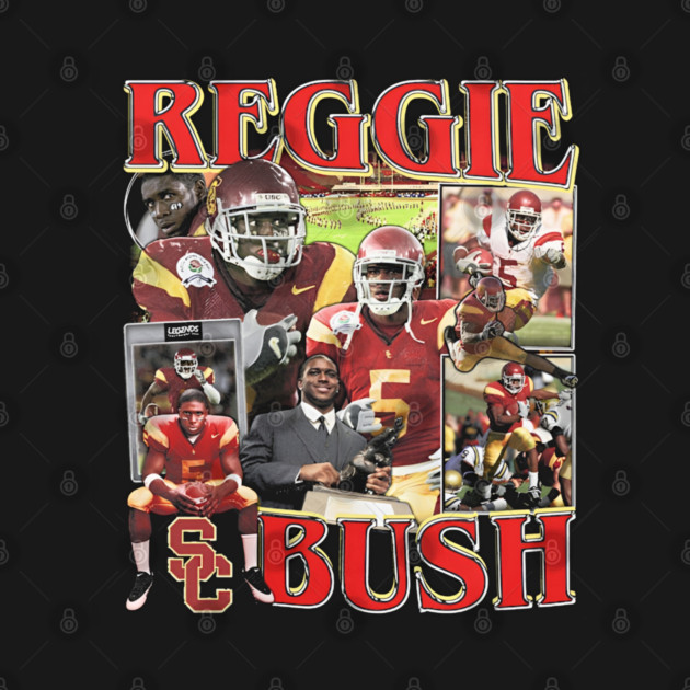 Reggie Bush College Retro Bootleg - Reggie Bush - T-Shirt | TeePublic