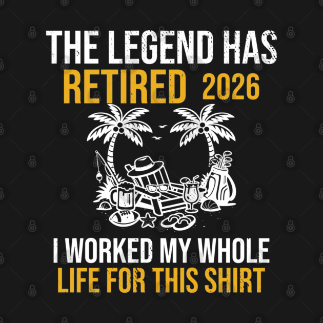 The Legend Has Retired 2026 Retirement Gift - Retirement - Bag | TeePublic