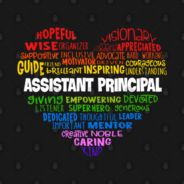 Assistant Principal Word Cloud Heart Appreciation - Assistant Principal ...