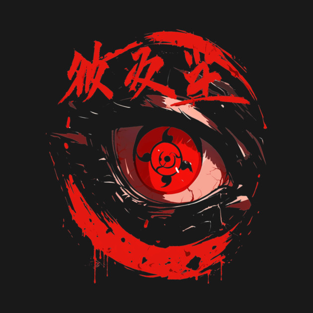 Naruto Sharingan Eye Fan Art - Sharingan - T-Shirt | TeePublic