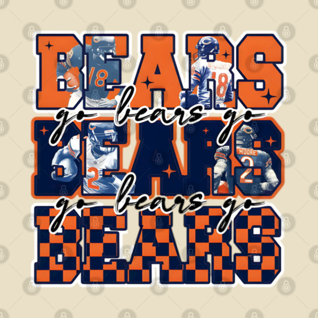 Chicago Bears Caleb Williams - Chicago Bears - T-Shirt | TeePublic