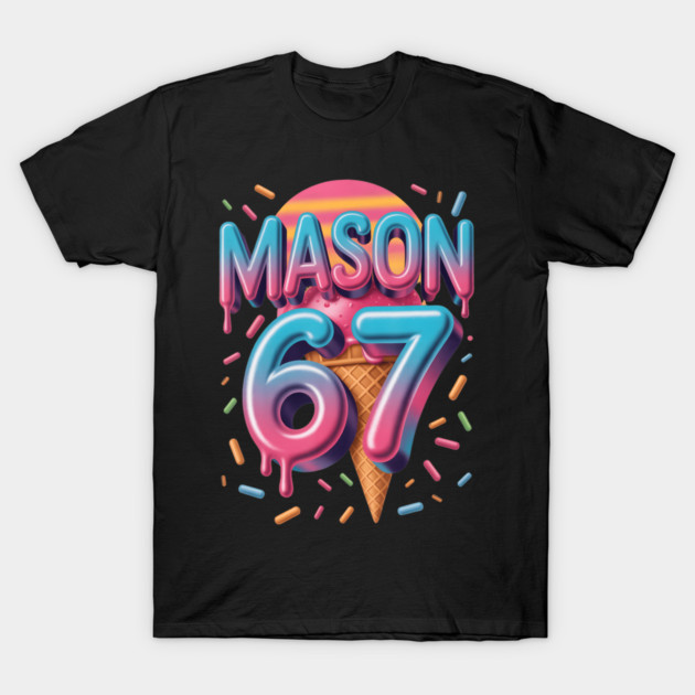 Mason 67 Ice Cream Baseball Drip - Meme Culture Apparel - T-Shirt ...