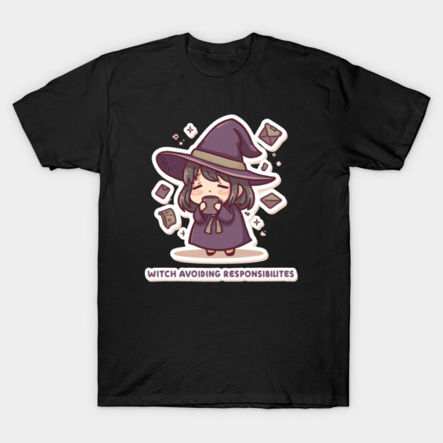 Witchcore | Witch avoiding responsibilities [B] - Witchcore - T-Shirt ...