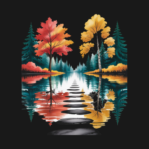 Nature Reflection Forest Trees Lake Landscape Outdoor Wildlife - Nature ...
