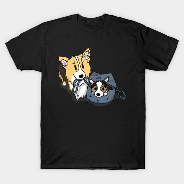Corgi Delivery Delivering Baby Puppy - Corgi Puppy Delivery - T-Shirt ...