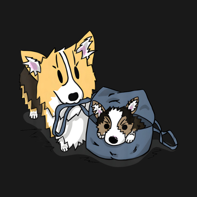 Corgi Delivery Delivering Baby Puppy - Corgi Puppy Delivery - T-Shirt ...