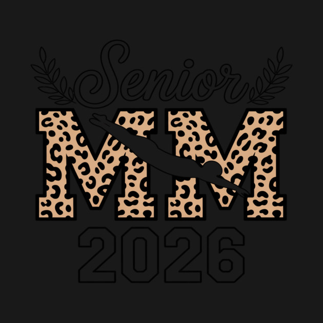 Swim Senior Mom 2026 Leopard Swimming Senior Mom 2026 - Swim Senior Mom ...
