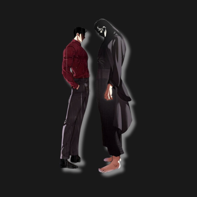 Kitae Kim and Gun Park Fan Art design - Lookism - T-Shirt | TeePublic