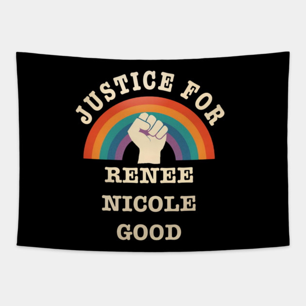 ABOLISH ICE Justice for Renee Nicole Good - Anti Ice - Tapestry | TeePublic