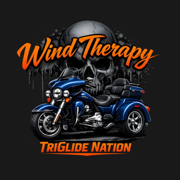 Wind Therapy Trike Motorcycle - Motorcycle - T-Shirt | TeePublic