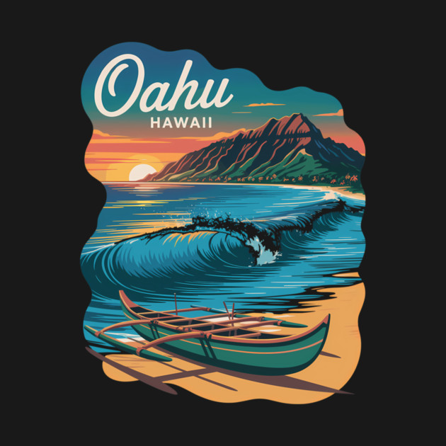 Oahu Hawaii Surf Hula Canoe Island Pacific Paradise - Oahu Hawaii ...