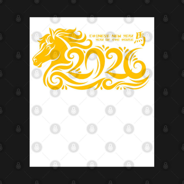 Year of Horse 2026 Happy Chinese Lunar New Year Horse Zodiac - Chinese ...