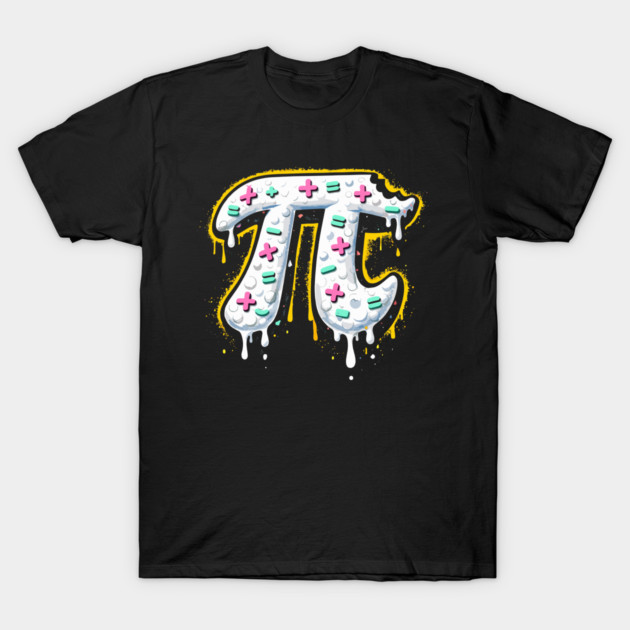 Graffiti Pi Symbol (π) – Street Art Math Design - Pi Symbol - T-Shirt ...