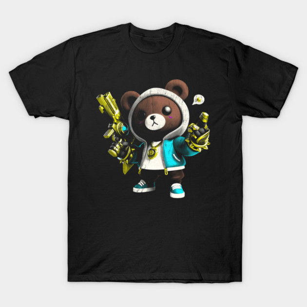 Street Teddy Bear - Streetwear Teddy Bear - T-Shirt | TeePublic