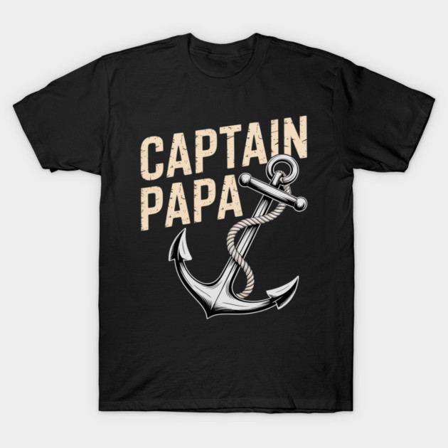 Captain Papa Pontoon Gift Lake Sailor Fishing Boating - Captain Papa ...