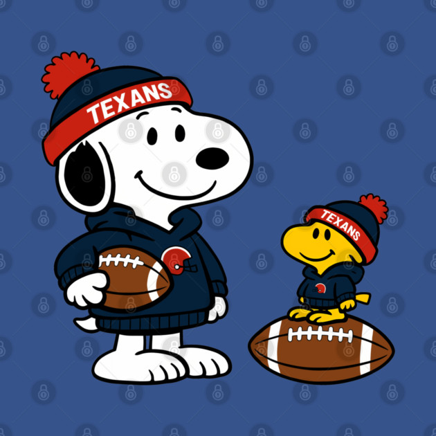 Houston Texans - Snoopy & Woodstock Football Style M135 - Houston ...