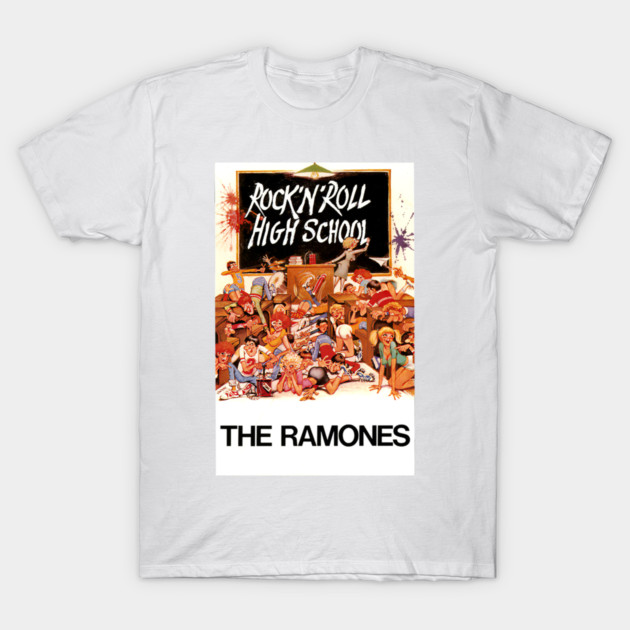 The Ramones – Rock ’N’ Roll High School Fan Art - Musician - T-Shirt ...